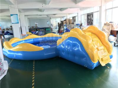 Cina Colore blu e giallo della piscina quadrata profonda gonfiabile dei bambini in vendita