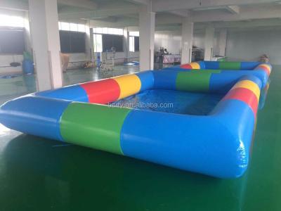 China Piscina inflável adulta colorida do PVC de 0.9mm para exterior for sale