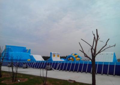 China Entfernbarer Metallrahmen über Boden-Schwimmbädern mit 0.9mm PVC-Plane zu verkaufen