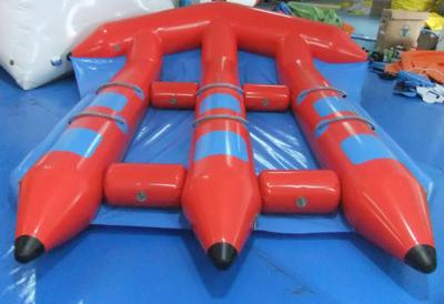 China Lustige rote aufblasbare Wasser-Spielwaren, PVC InflatableFlyfish für Wasser-Sport-Spiel zu verkaufen
