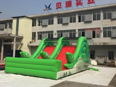 China Waterproof 0.55mm PVC Inflatable Adventure Slide Playground Equipment for sale