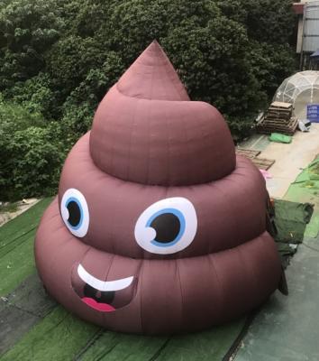 China Fire Proof Inflatable Tent Interesting Shape Of Feces 10m Diameter for sale