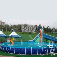 China Customized Portable Water Pool Round Mobile Container Swimming Pool for sale