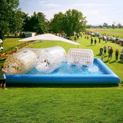 Chine Piscine gonflable de flottement commerciale de bateau 10m*10m à vendre
