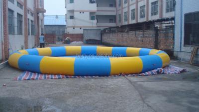 China Plato Blow Up Portable Water Pool With Sand Circal Shape for sale