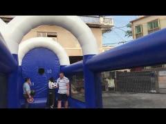 O Portable inflável exterior dos jogos dos esportes caçoa o objetivo inflável do futebol do futebol