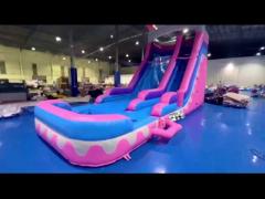 8.4x3.6x6m Custom Jumper Bouncy Kids Ροζ Πριγκίπισσα Φουσκωτά υδρατλαντικά για πάρτι