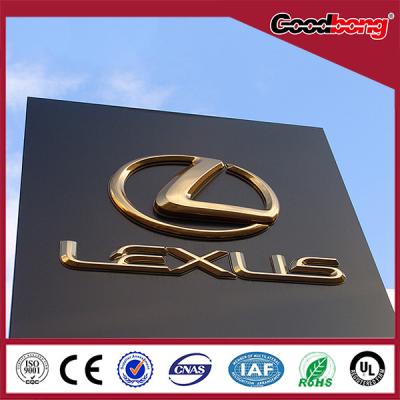 China outdoor 4s shop vacuum forming 3d  illuminated advertising car logo for sale