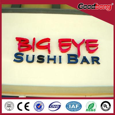 China Vacuum light high quality custom acrylic strong alphabet letter signs for sale
