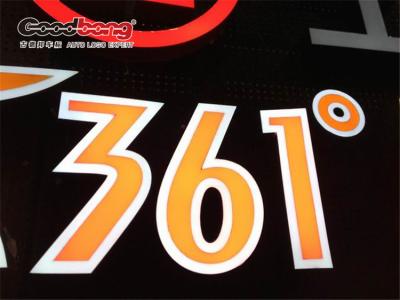 China acrylic led light up letter sign for shop advertising for sale