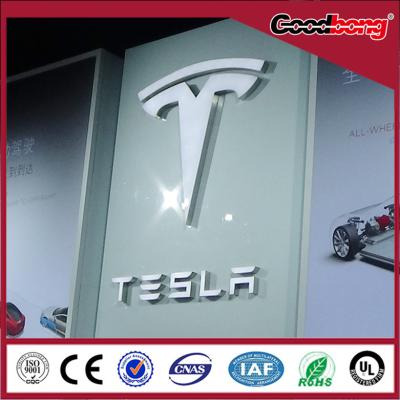 China Outdoor Waterproof Anti-wind luminous auto sign, Backlit car logo sign for sale