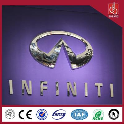 China Good Quality Vacuum Formed brightness 3D japanese car logos for sale
