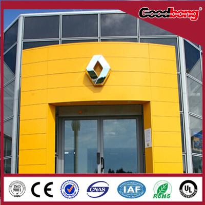 China Outdoor Durable Electroplating Acrylic Pylon Auto Shop Sign for sale