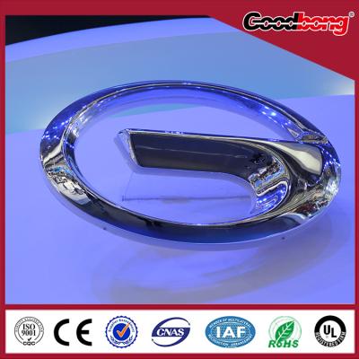 China arcylic 3d led  illuminated advertising car logo for sale