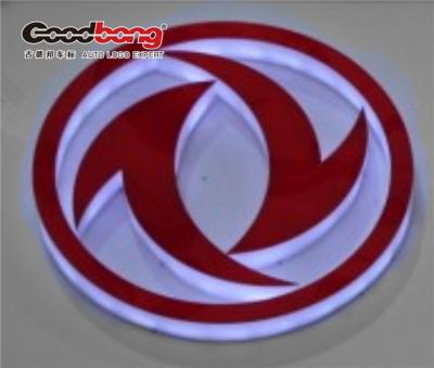 China Custom Electroplating Chrome acrylic ABS Car Logo, auto corporate sign for sale