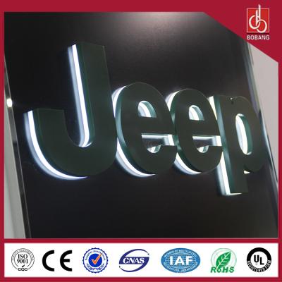 China Customized 3D LED backlit acrylic letters sign for sale