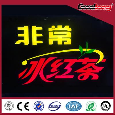 China edge light acrylic LED channel letter signs for sale