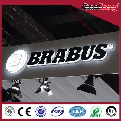 China Waterproof Acrylic Backlit Car Logo Letter Sign for sale