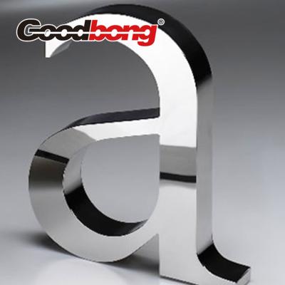 China Custom waterproof Mirror Polished Stainless Steel Metal Letter Sign for sale