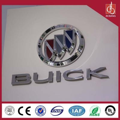 China Famous brands luxury high quality vacuum moulding thin light custom wholesale car logo for sale