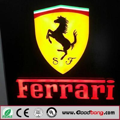 China Export High Quality Outdoor Huge Size Dealership LED Car Emblem Logo Names; for sale
