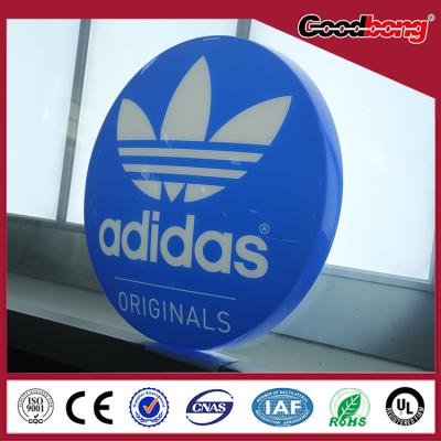 China Wall Hanging Light box, Rotating Round Light Box , Vaccum Forming Acrylic light box for sale