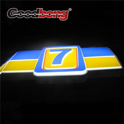 China Acrylic forming Blister restaurant front sign board for sale