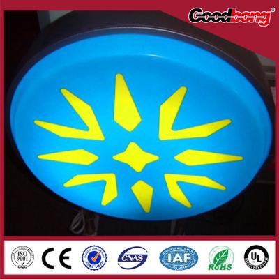 China Custom advertising acrylic mould blister round light box for sale