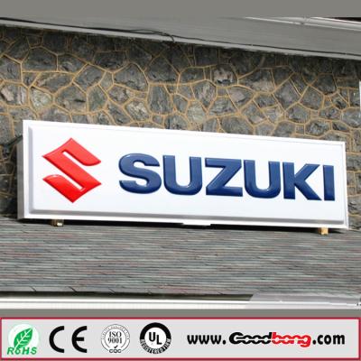 China acrylic vacuum forming 3d lighting waterproof led outdoor light box sign letters for sale