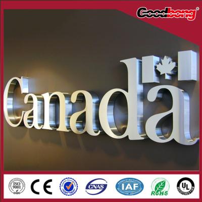 China metal sign sign letters RGB LED letters sign for sale