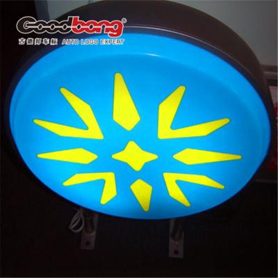 China new brand led display popular styling iron curle light box for sale