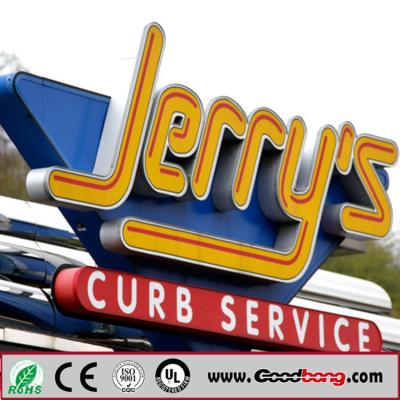 China vacuum forming waterproof 3d lighting led letter lights sign for sale
