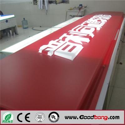 China acrylic vacuum forming advertising outdoor light box for sale