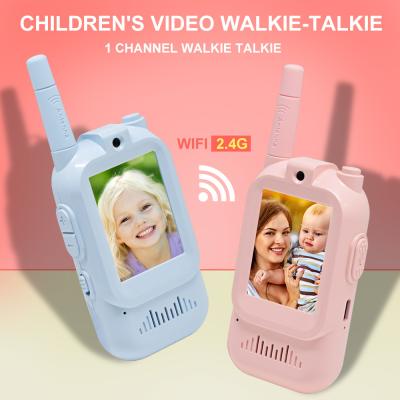 China 2025 New Model Video Intercom Rechargeable 2.4G Clear Audio with 30Mixel Live Video for Gift Children's Walkie-talkie for sale