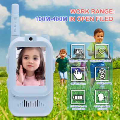 China 2025 New Model Video Intercom Rechargeable 2.4G Clear Audio with 30Mixel Live Video for Gift Children's Walkie-talkie for sale