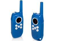 China ABS Material Rechargeable Walkie Talkies With Clear Button And Flashlight for sale
