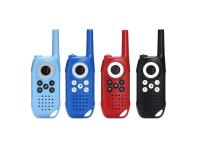 China ABS Material Rechargeable Walkie Talkies With Clear Button And Flashlight for sale