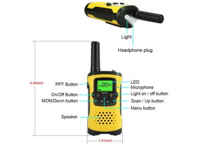 Cina Multi certificazione del CE del walkie-talkie dei bambini di funzione con la funzione di Manica di ricerca in vendita
