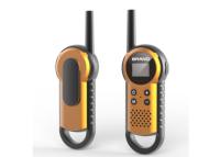 China 3-5KM Work Range Rechargeable Walkie Talkies With Key Lock Function for sale