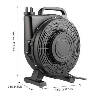 중국 강력한 팽창식 에어 블로어 팬 (점핑 바운스 하우스용) 부피 19.8*11.6*19.5cm 0.00448M3 판매용