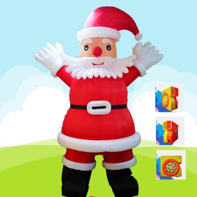 China 100w Inflatable Santa Blower , Flame Retardant Small Inflatable Blower for sale