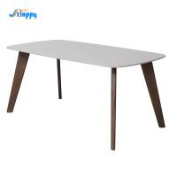 China 1600*850mm Kitchen Table Ceramic Top Robust Ceramic Grey Dining Table for sale