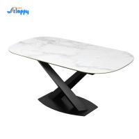 China 1700*900mm Ceramic Top Dining Table Easy Maintenance Practical Design for sale
