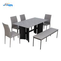 China 1650*850mm Ceramic Top Dining Table Easy Assemble High Strength for sale