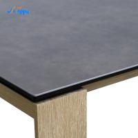 China Round Ceramic Top Dining Table Professional With Smooth Surface for sale