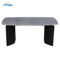 China Rectangle Ceramic Top Dining Table 1750mm Length Easy Cleaning for sale