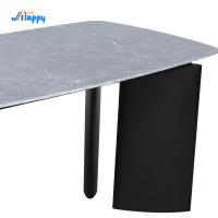 China Rectangle Ceramic Top Dining Table 1750mm Length Easy Cleaning for sale