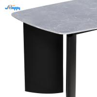 China Rectangle Ceramic Top Dining Table 1750mm Length Easy Cleaning for sale