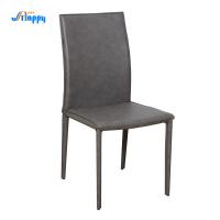 China Contemporary Stylish Leather Dining Chairs Customized With Resilience for sale