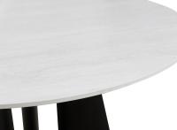 China Fixed Type Round Minimalist Dining Table Easy Cleaning Circle Modern Dining Table for sale